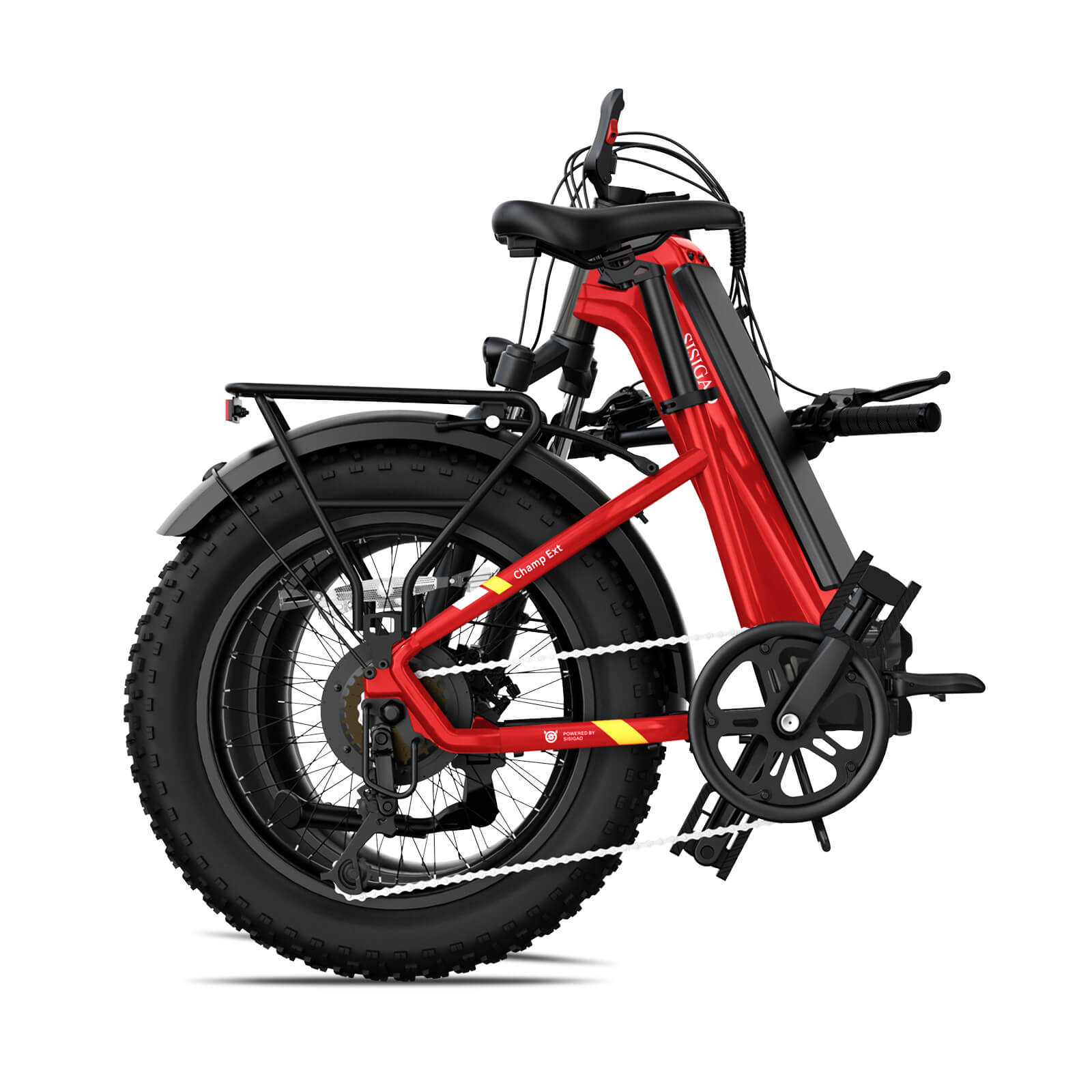 20" Champ Ext Fat Tire Folding Electric Bike | SISIGAD