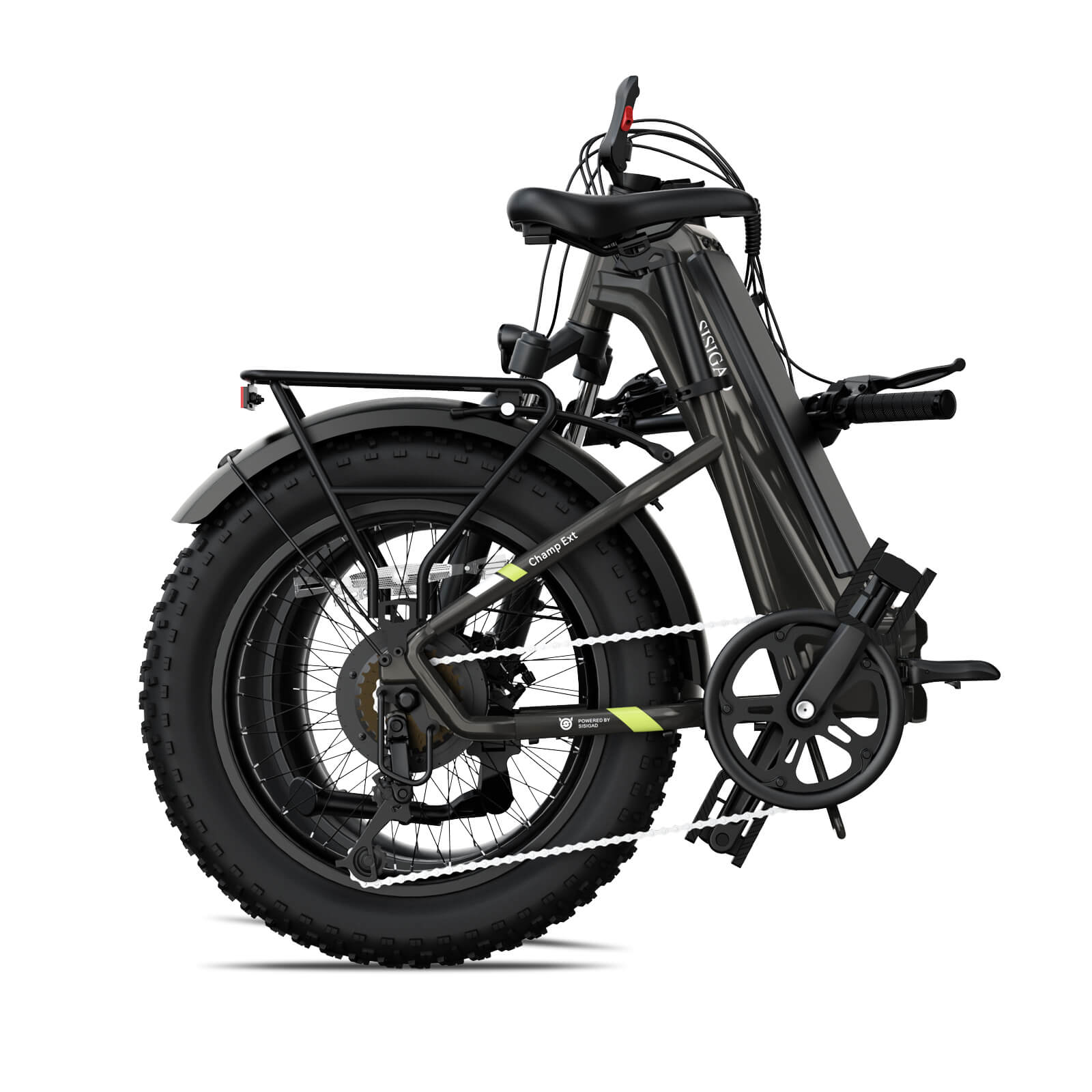 20" Champ Ext Fat Tire Folding Electric Bike | SISIGAD